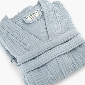 ORMES | Intimates & Sleepwear | Ormes Muslin Unisex Bathrobe In Green ...
